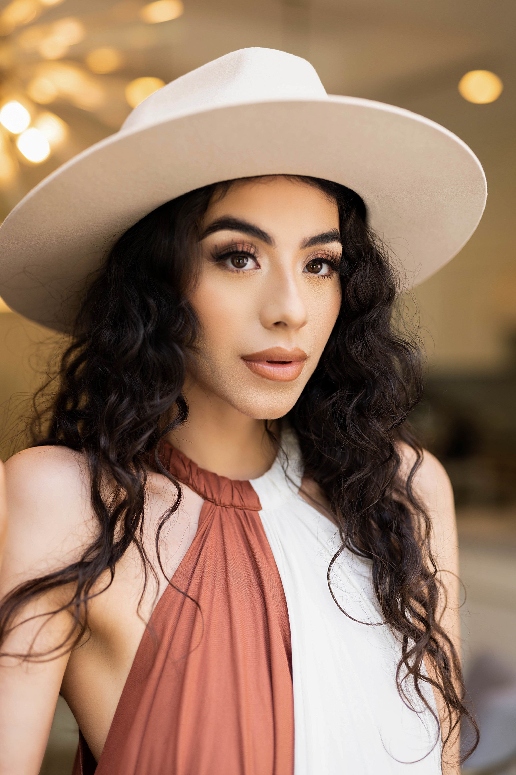 Toni Fedora Hat - Cream – Adorn Headwear